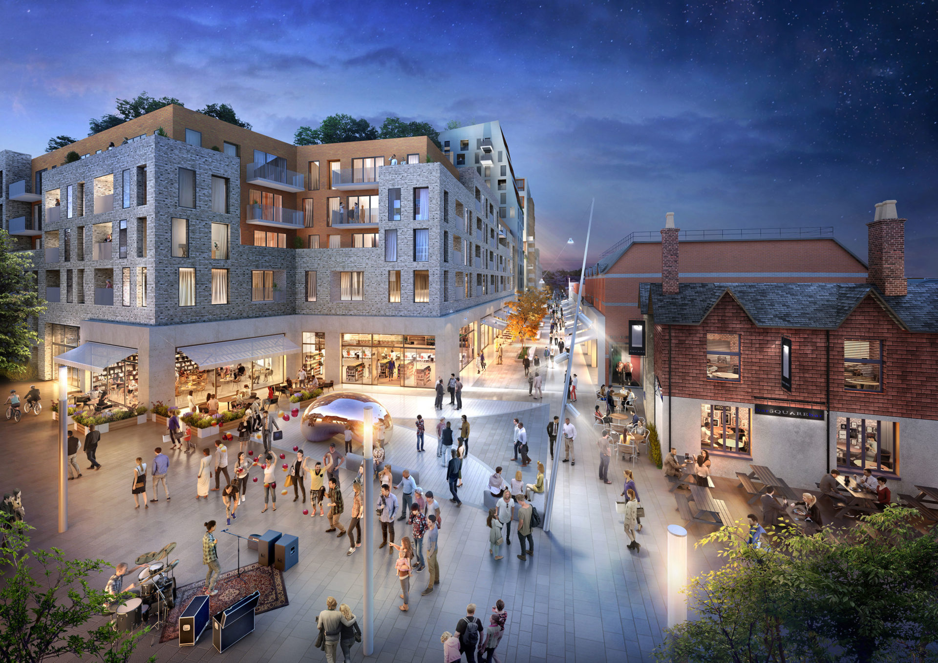 Camberley Town Centre | Residential Architecture & Design | tp bennett